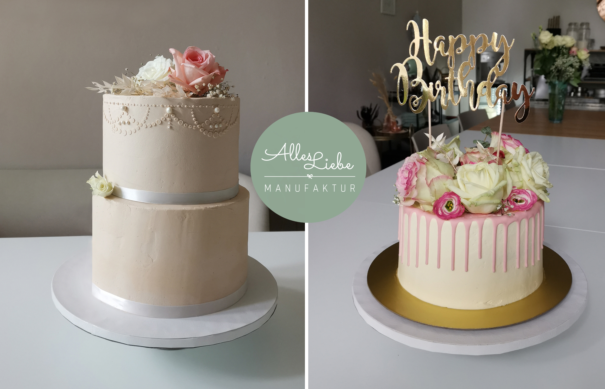 Zart-Rosa Torte – Alles Liebe Manufaktur