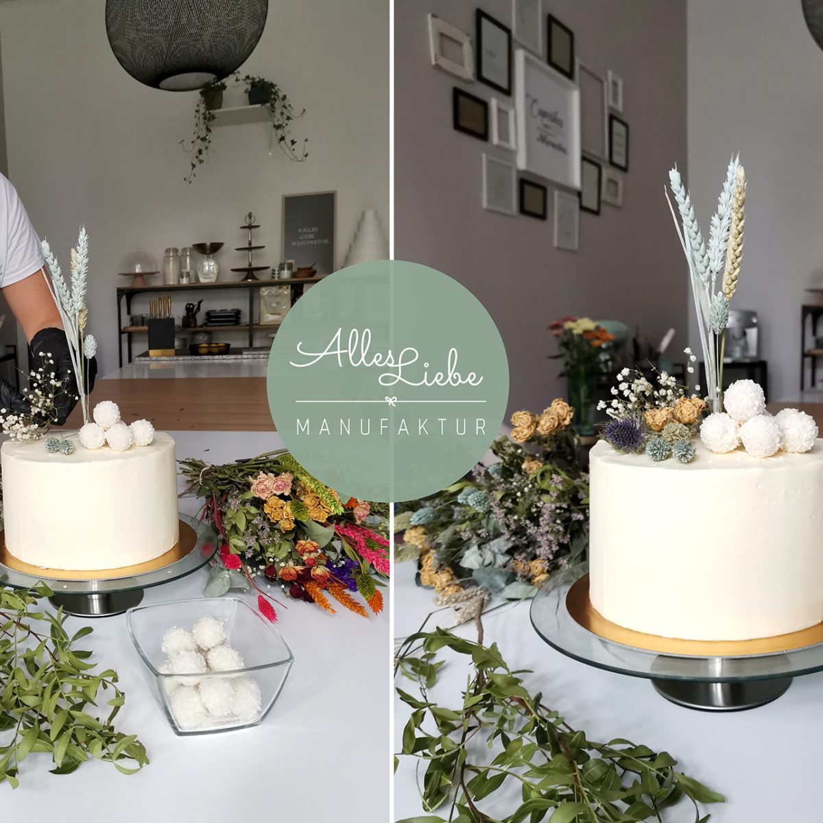 Elegante Hochzeitstorte – Alles Liebe Manufaktur